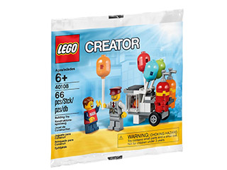 40108 LEGO® Balloon Cart polybag – Bricks & Minifigs Littleton