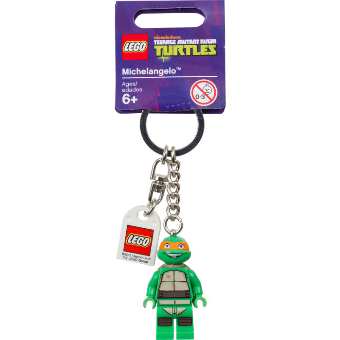 LEGO® Michelangelo™ Key Chain – Bricks & Minifigs Littleton