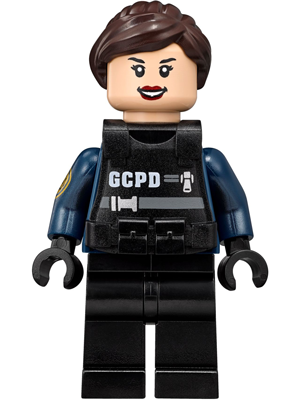 GCPD Officer, SWAT Gear, Female – Bricks & Minifigs Littleton