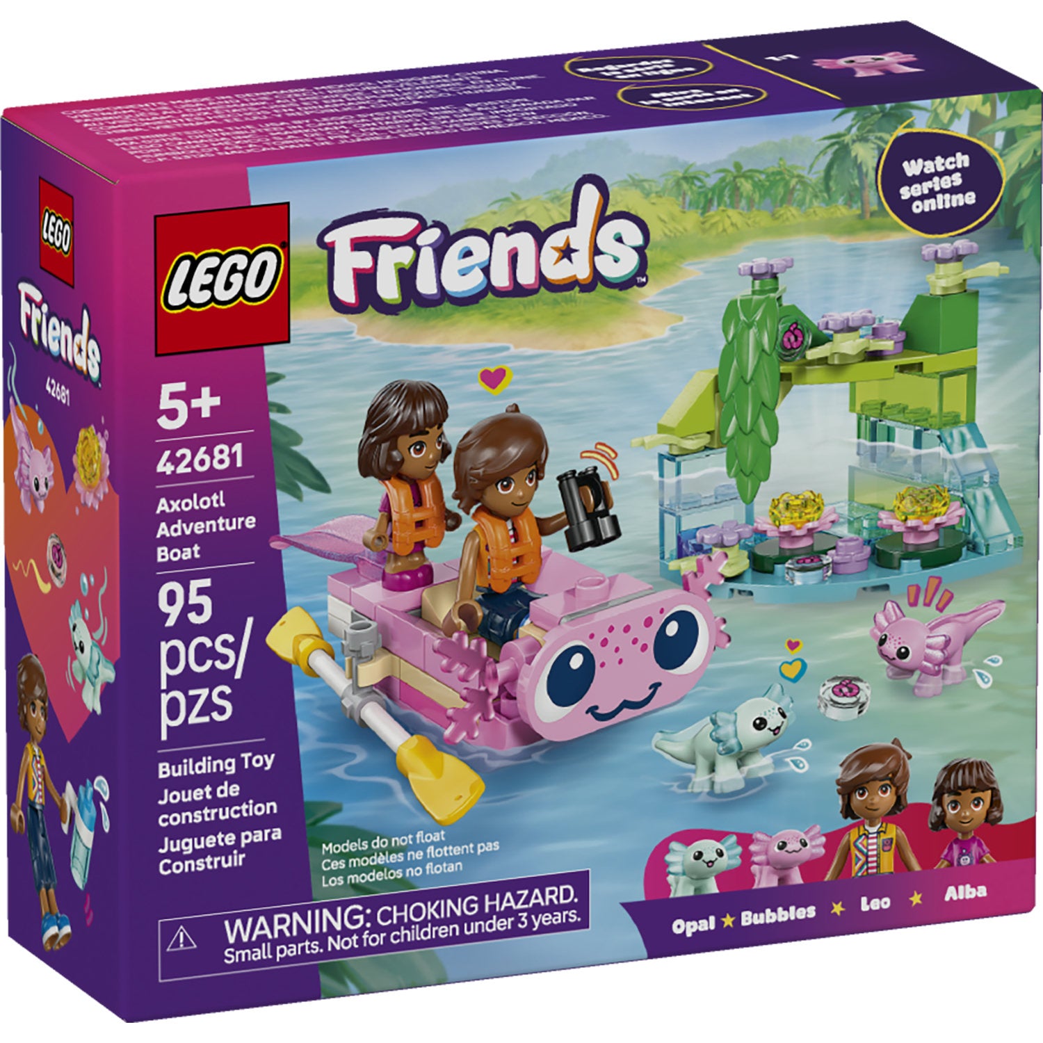 LEGO® 42681 Axolotl Adventure Boat – Bricks & Minifigs Littleton