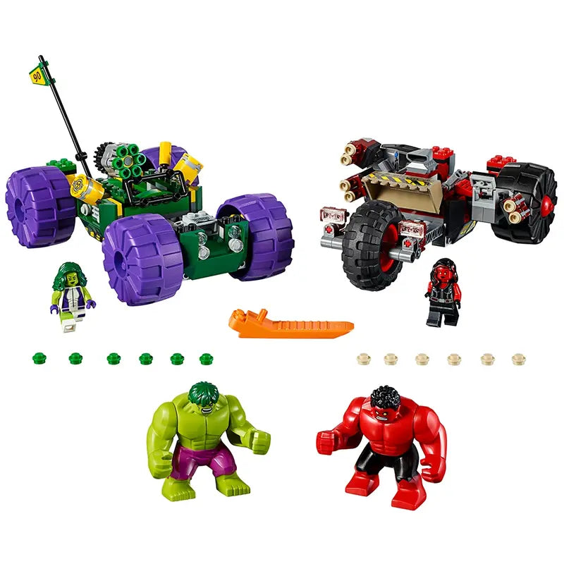 76078 LEGO® Hulk vs. Red Hulk Used Set – Bricks & Minifigs Littleton