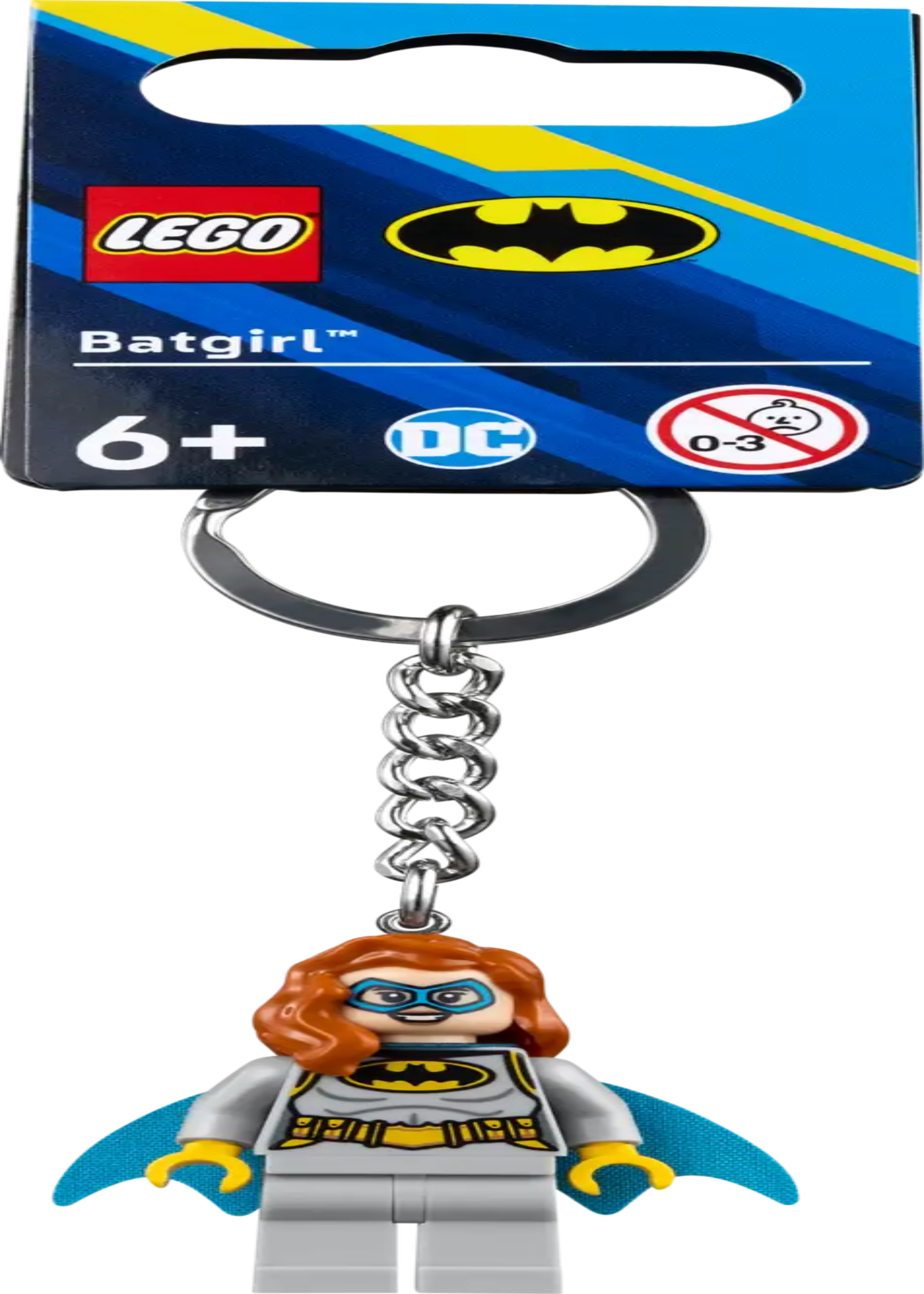 LEGO® Batgirl (Light Bluish Gray Suit) Key Chain – Bricks & Minifigs ...