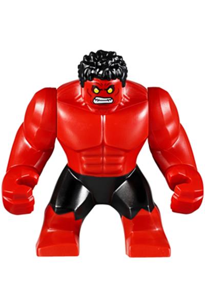 Red Hulk - Giant, Yellow Eyes – Bricks & Minifigs Littleton